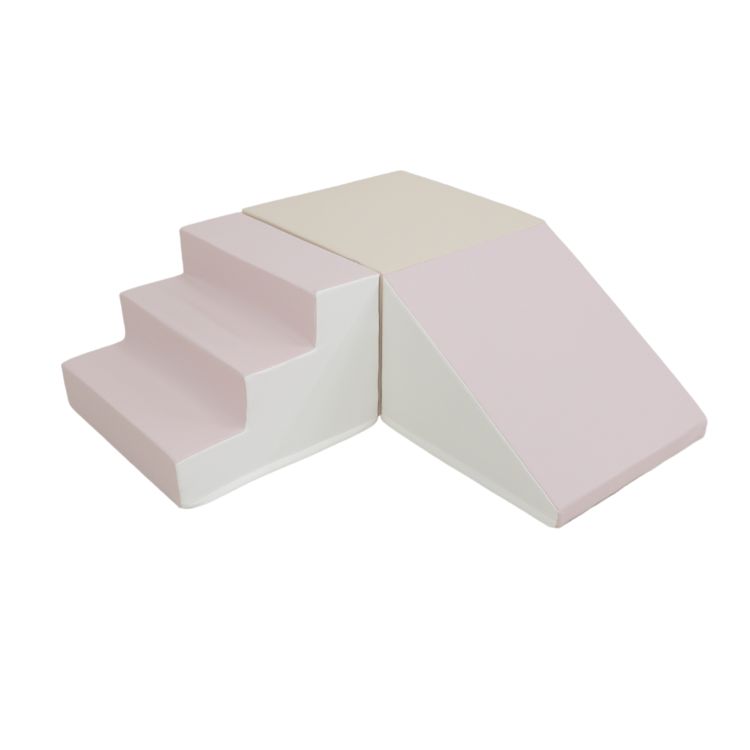 Toddle Foam Climber | Pink | Sand | White – Play Planet Kids